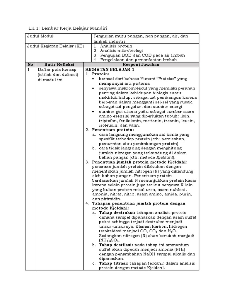 LK 1 - Modul 3 (Bu Nur) | PDF