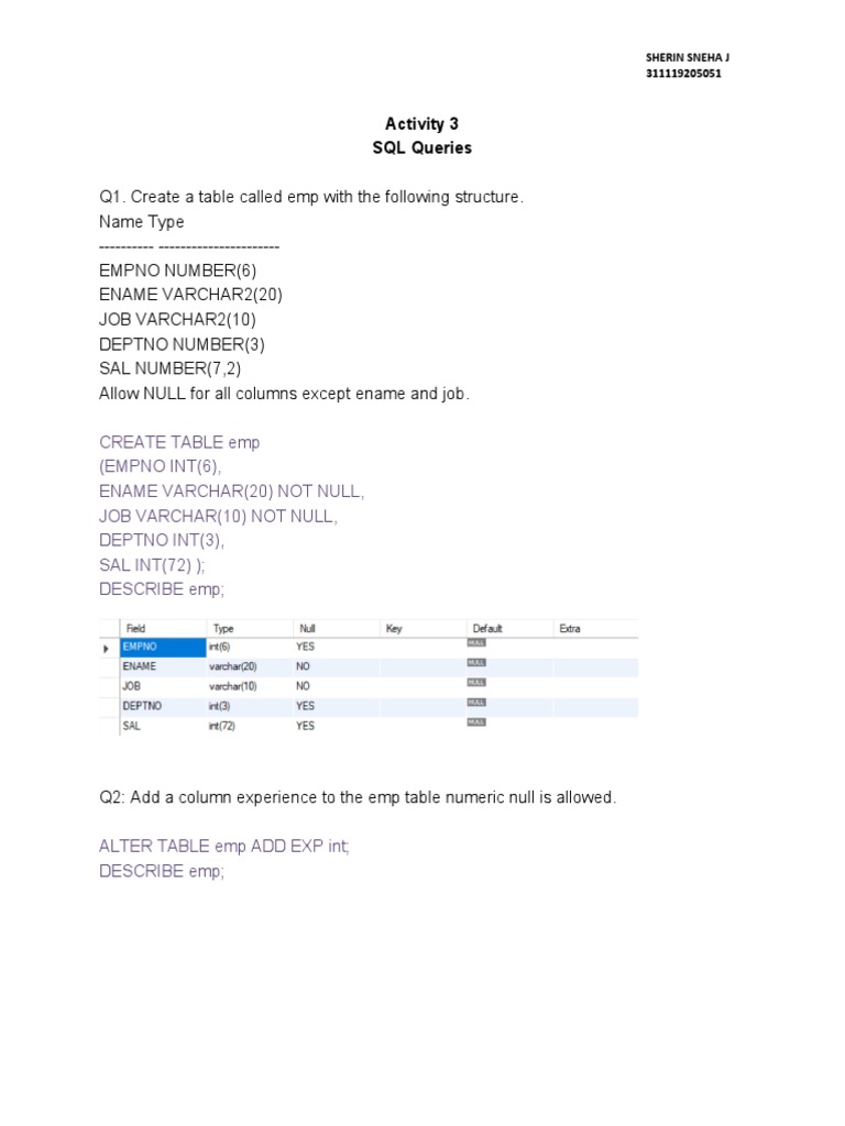 SQL Queries | Download Free PDF | Information Retrieval | Data