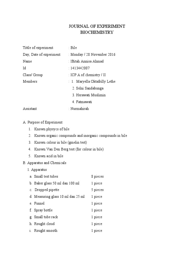 Journal of Experiment Biochemistry | PDF | Nitric Acid | Chemistry
