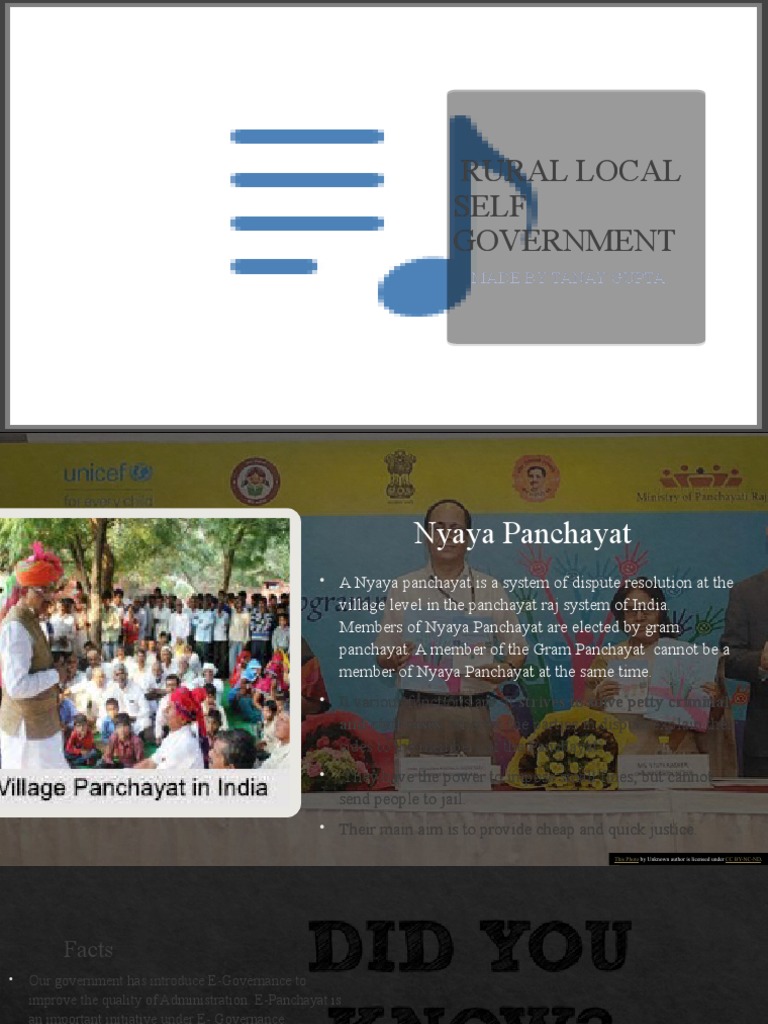 Rural Local Self Government | PDF | E Government | Governance
