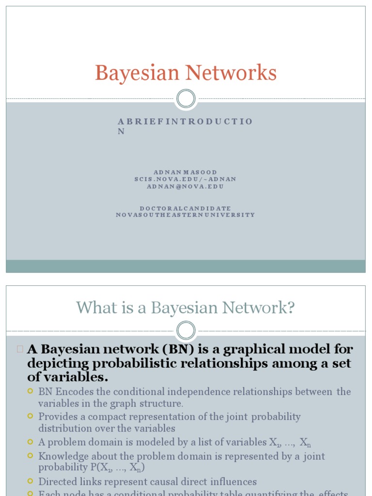 Good BayesianNetworksPrimer | PDF | Bayesian Network | Cognition Good BayesianNetworksPrimer | PDF | Bayesian Network | Cognition