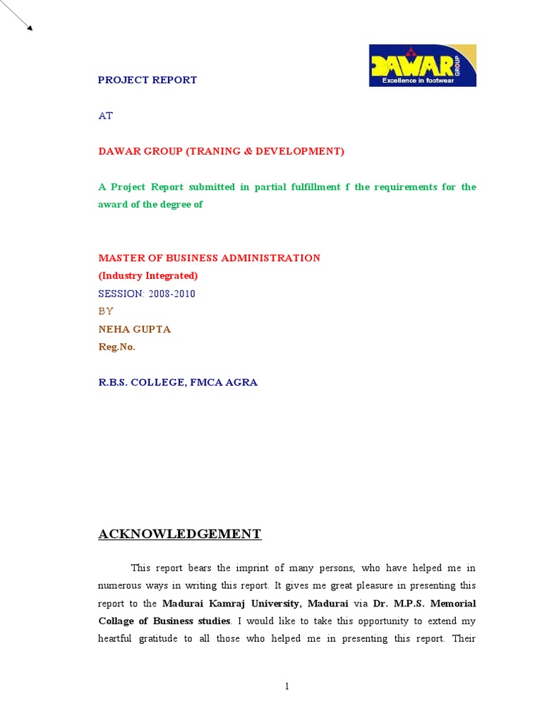 Dawar Group: Footwear Industry Insights | PDF | Marketing | Value ...