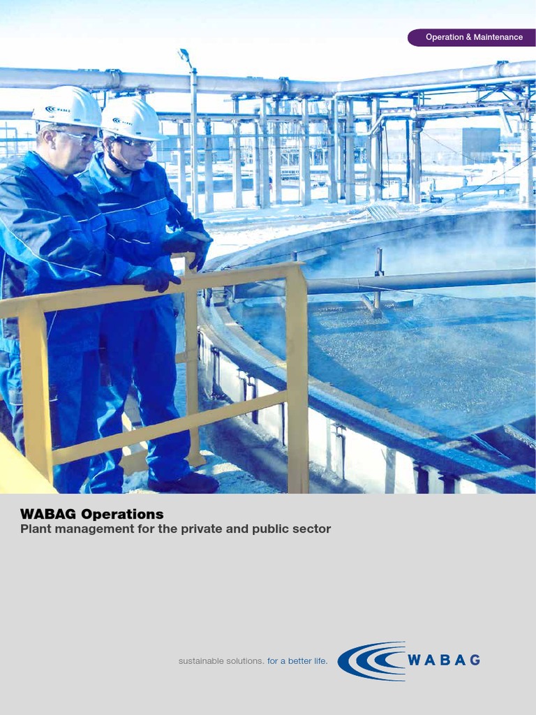 WABAG Operations: Plant Management For The Private and Public Sector ...