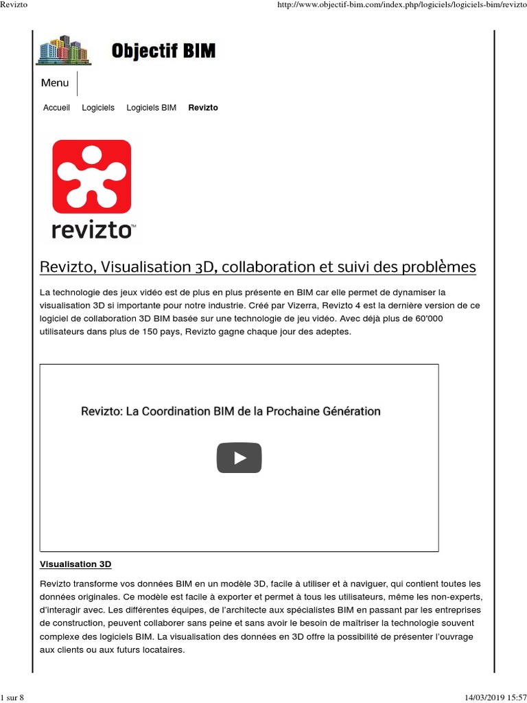 Revizto | PDF | Building information modeling | Réalité virtuelle