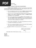 Aff of Undertaking Occupancy Permit | PDF