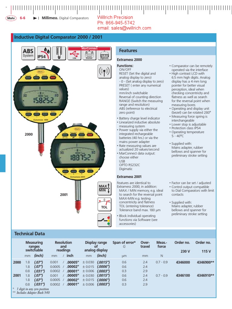 Mahr-Federal-2000-Extramess Manual | PDF | Computer Science ...