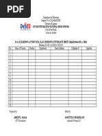 Lac Session Attendance Sheets Onsite Template | PDF