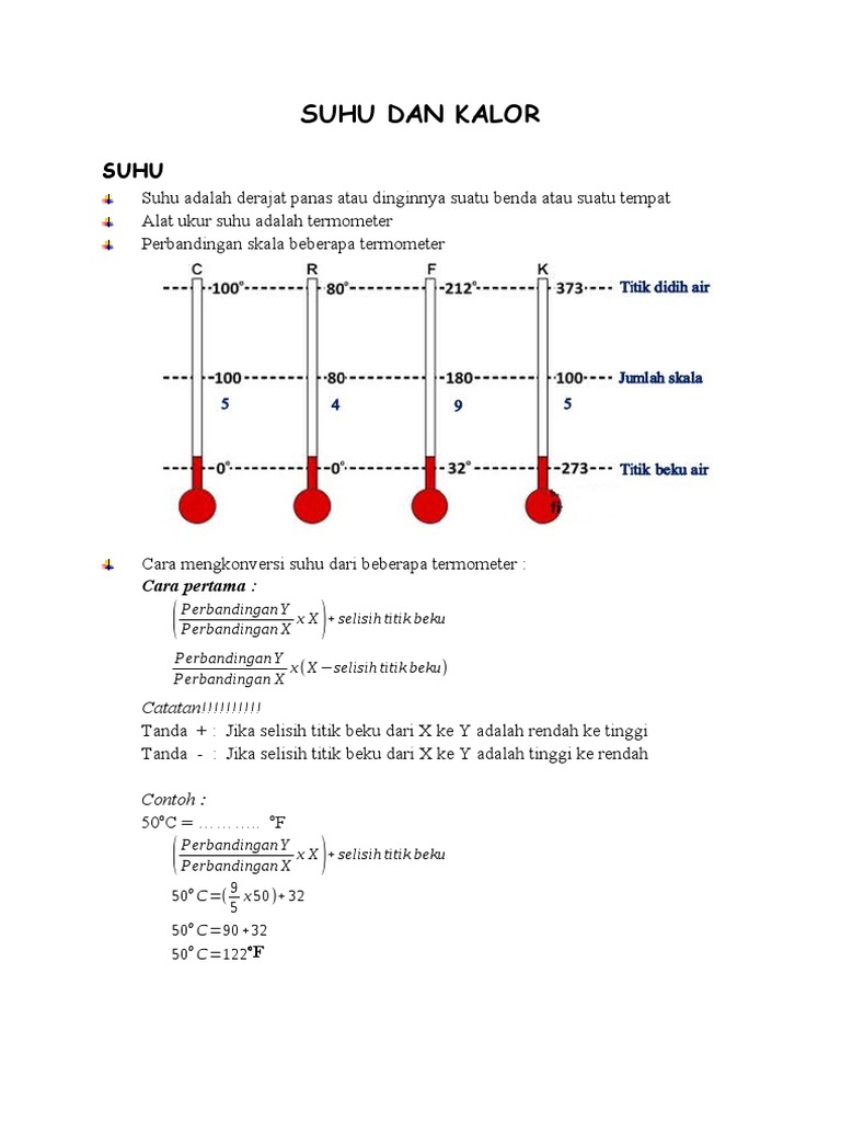 Fisika - Suhu Dan Kalor | PDF