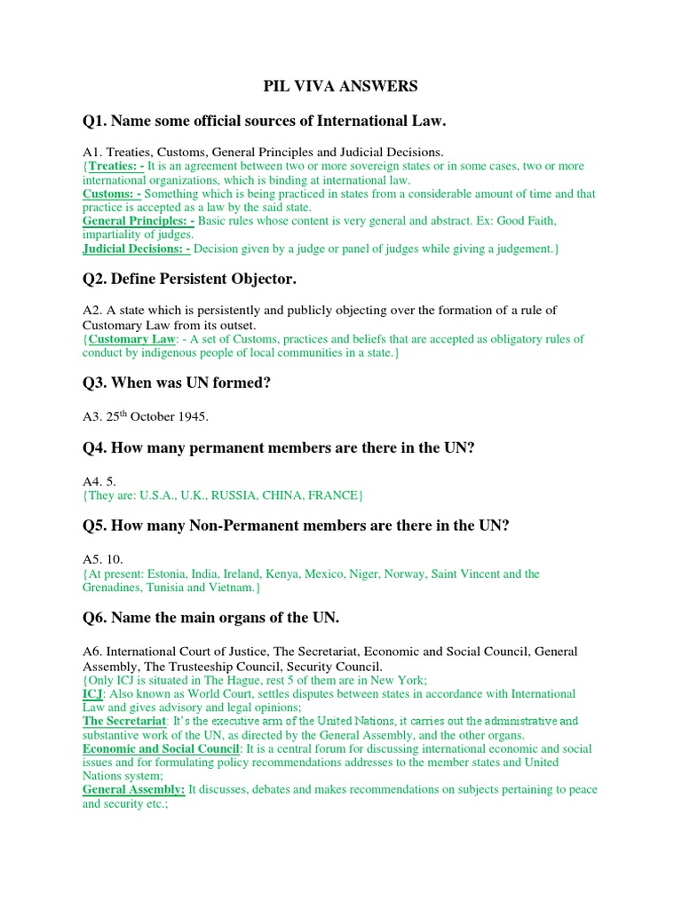 PIL Viva Answers: A Comprehensive Review of Key Concepts in Public ...
