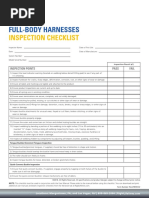Fall Protection Equipment Checklist | PDF