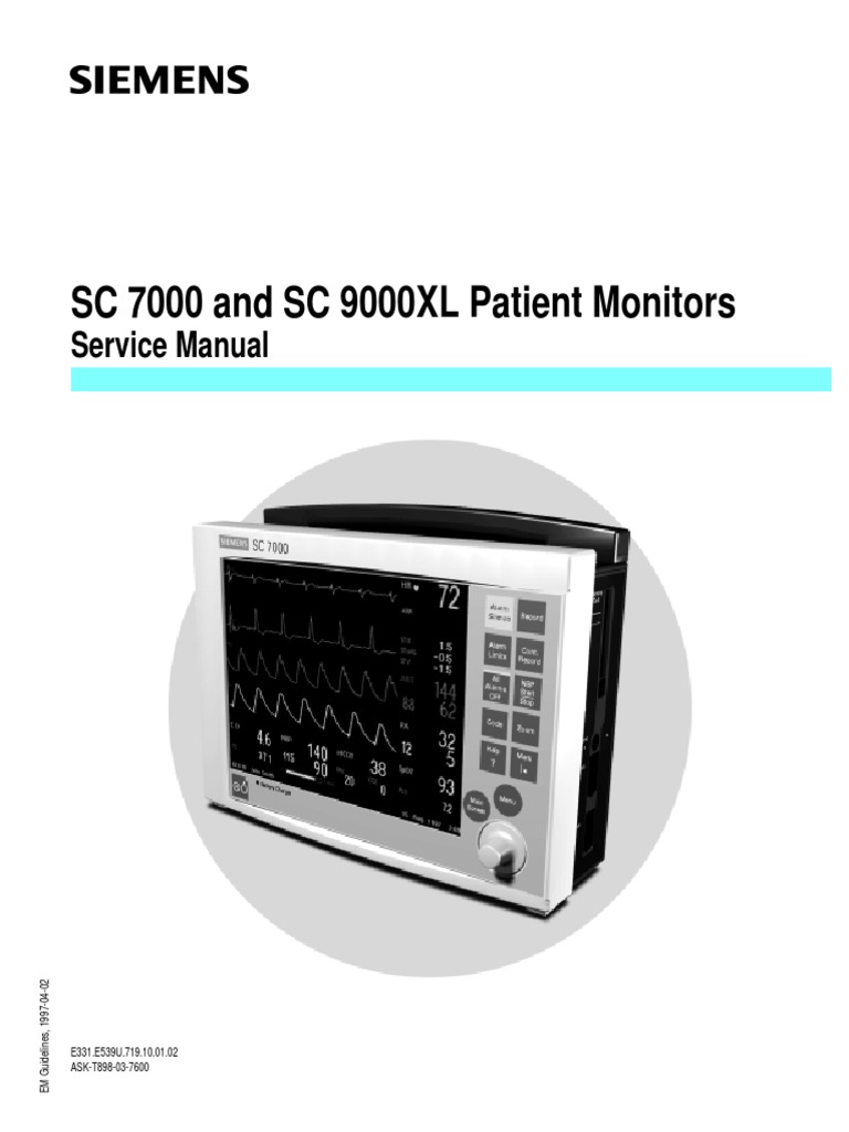 SC 7000 - 9000 XL Service Manual | PDF | Power Supply | Electrical ...