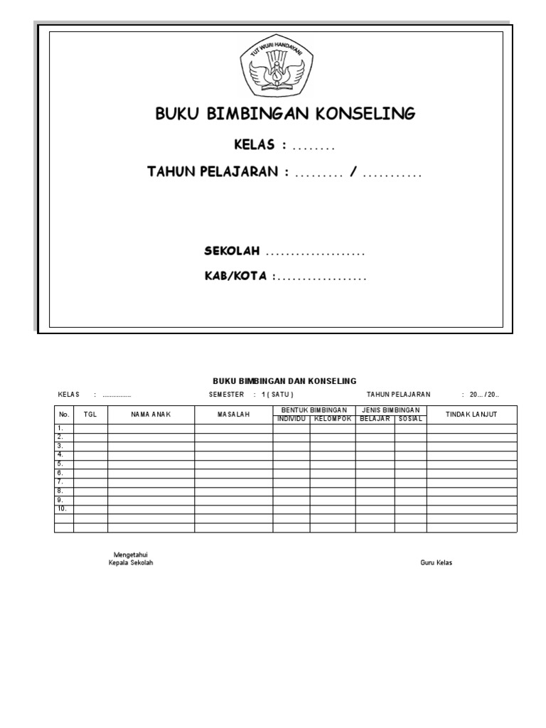 Buku Bimbingan Dan Konseling | PDF