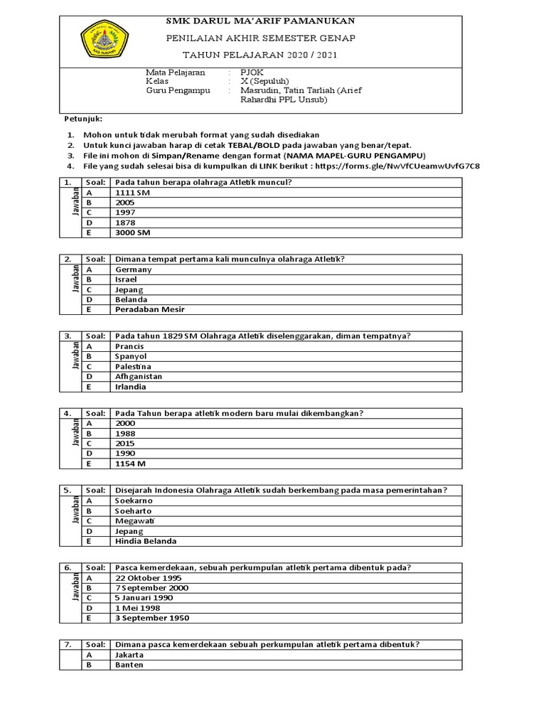 0 PJOK X ALL-MASRUDIN, TATIN TARLIAH, ARIEF RAHARDHI MAHASISWA PPL ...
