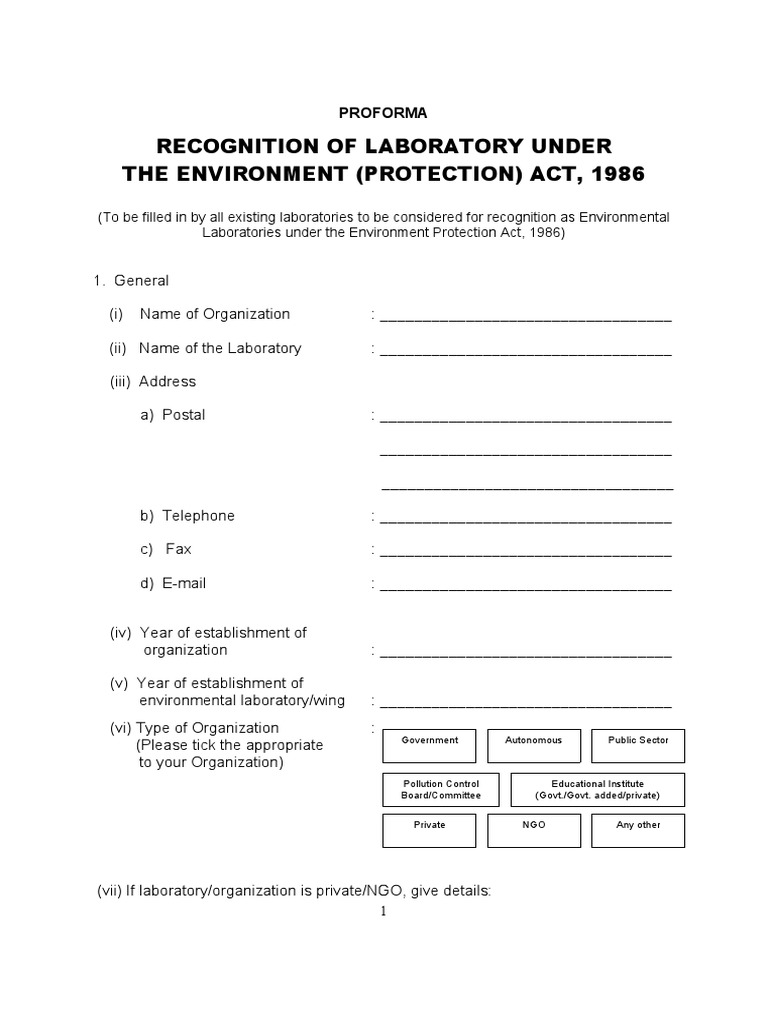Laboratory Recognition Form for EPA 1986 | PDF | Titration | Chemistry
