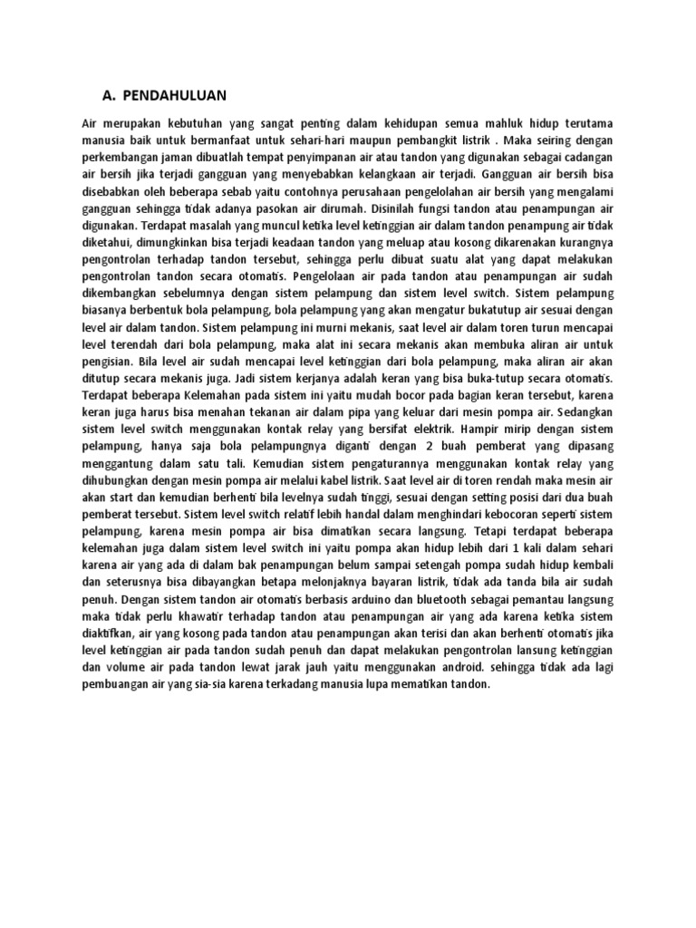 Pendahuluan, Komponen, Rancangan | PDF