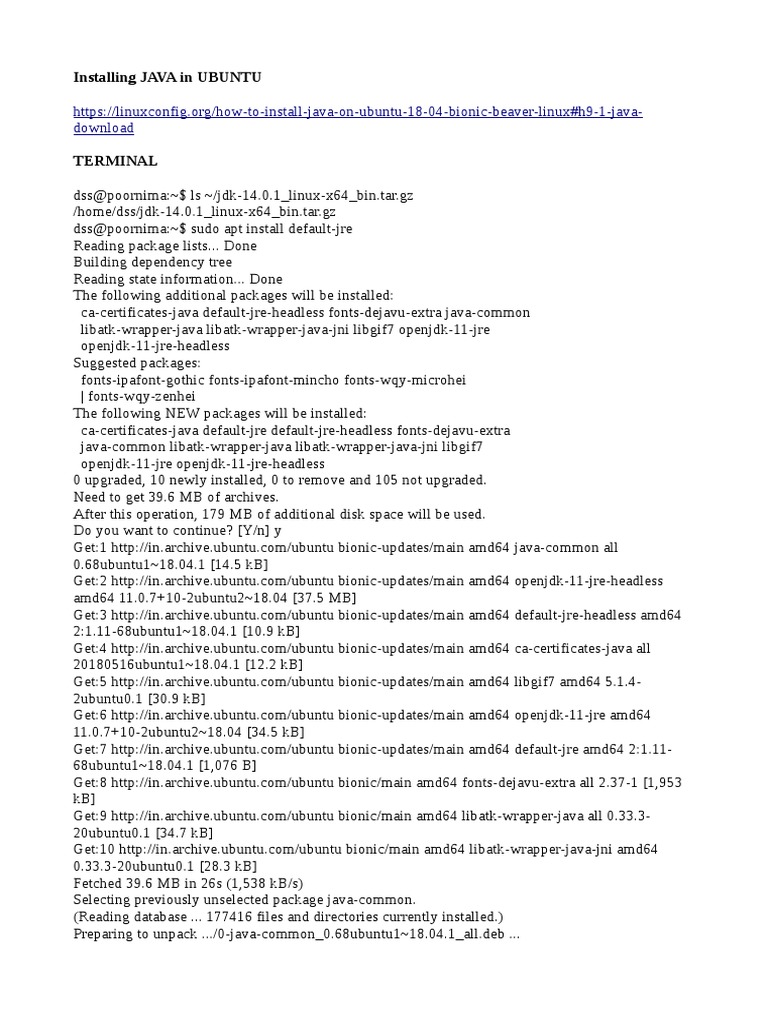 Installation Steps For Java (Weka) | PDF | Software | Operating System Technology