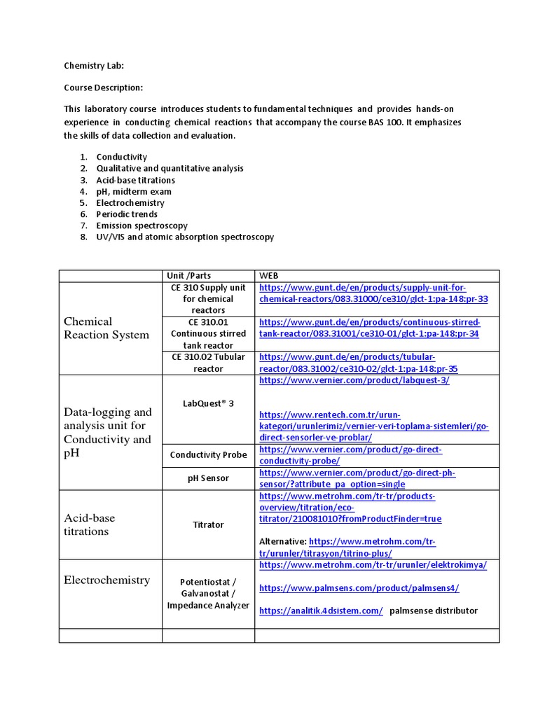 Chemistry Lab | PDF | Analytical Chemistry | Optics