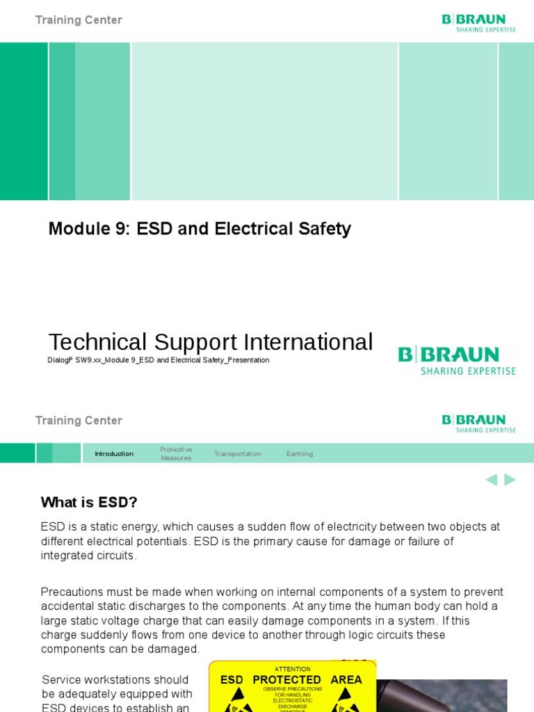 ESD & Electrical Safety Guide | PDF | Electrostatic Discharge ...
