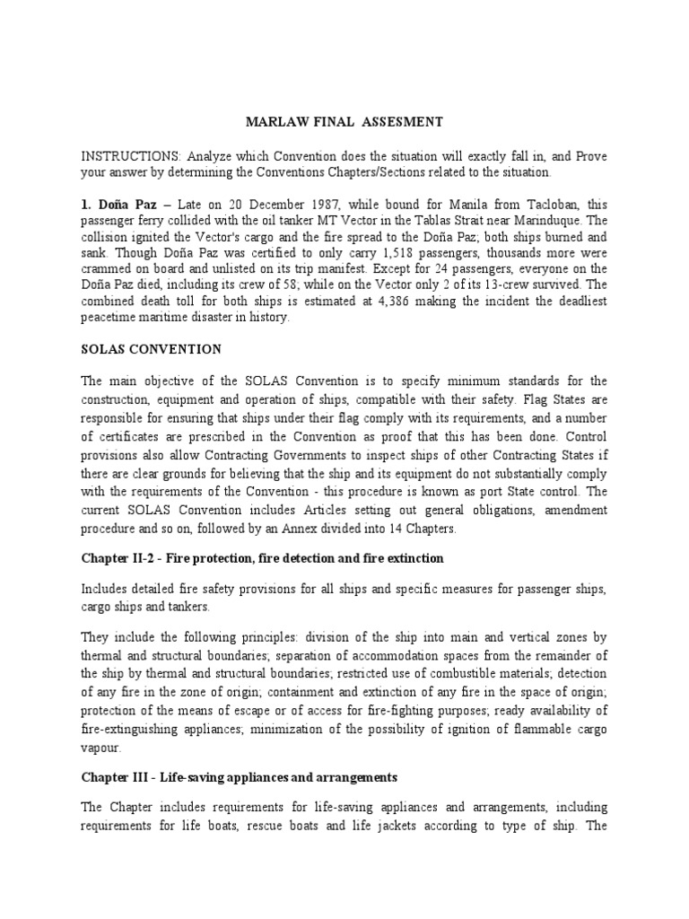 MARLAW | PDF | Ships | Shipping