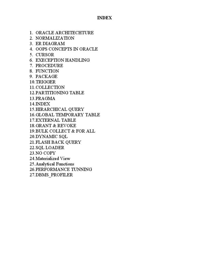 Tricky PLSQL Notes | Download Free PDF | Pl/Sql | Subroutine Tricky PLSQL Notes | Download Free PDF | Pl/Sql | Subroutine