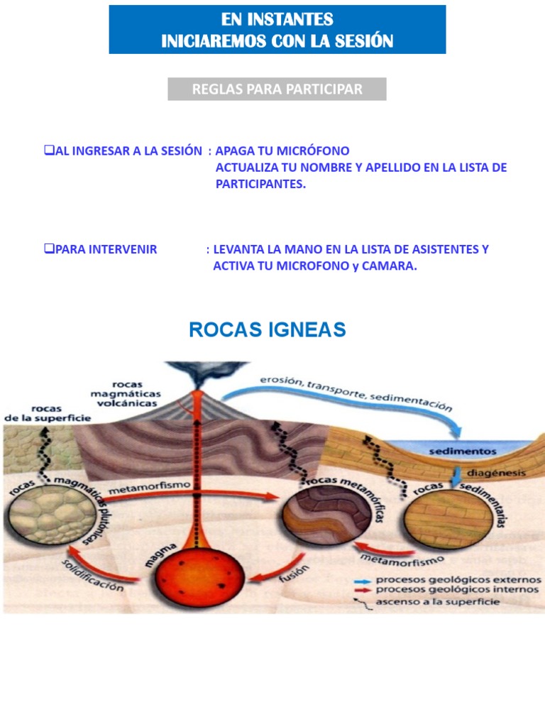 Texturas de Rocas Ígneas Volcánicas | PDF | Roca ígnea | Roca (geología)