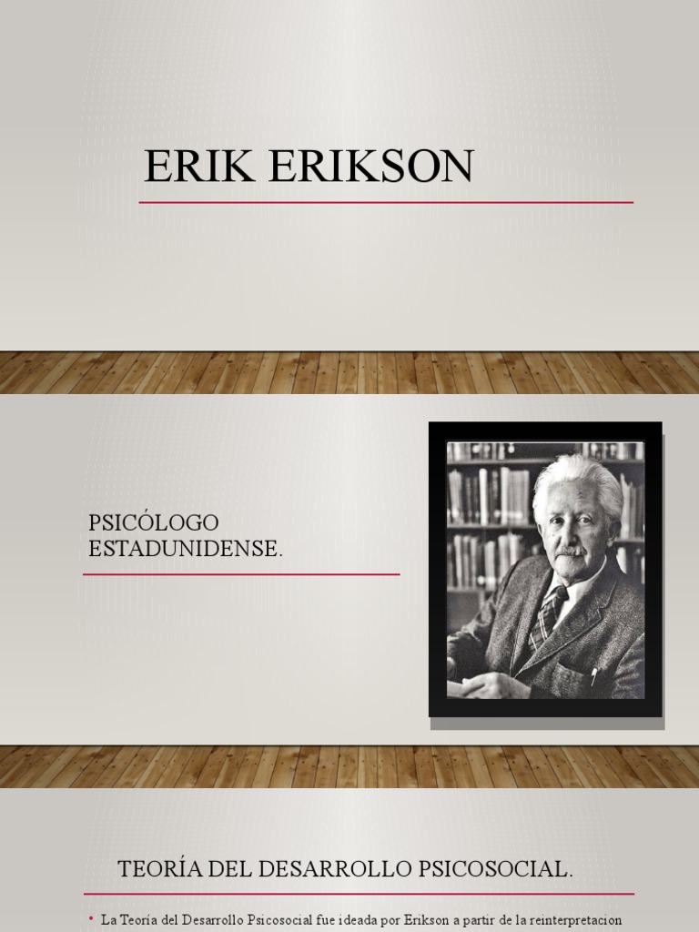 Teoría del Desarrollo Psicosocial de Erikson | PDF