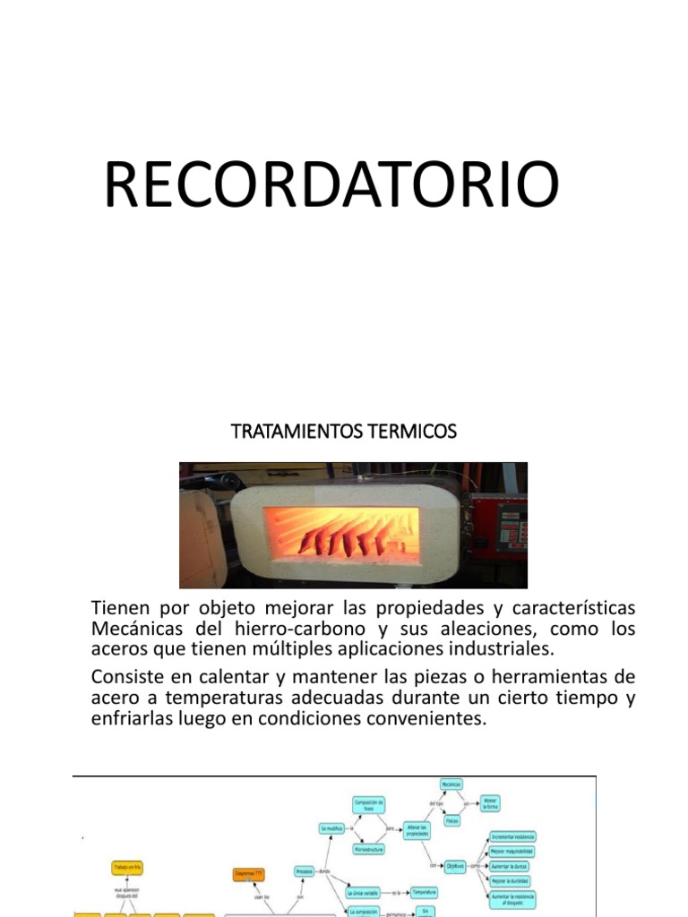 Diferencias Entre Normalizado y Recocido | PDF | Tratamiento a base de ...
