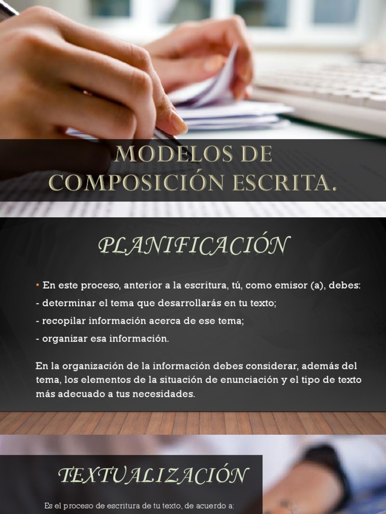Modelos de Composición Escrita. | PDF