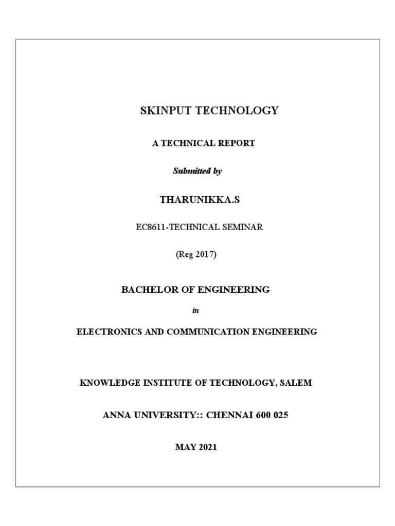 Skinput: Bio-Acoustic Input Tech | PDF | Sound | Acoustics