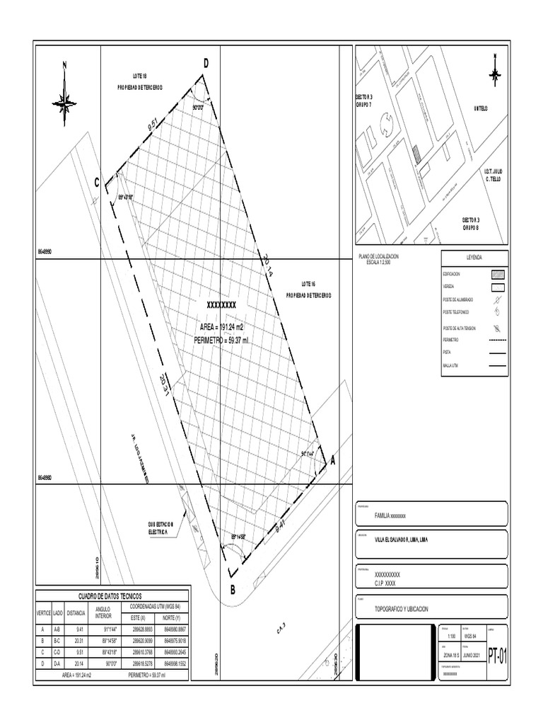 Modelo de Plano Topográfico-Layout1 | PDF | Metrología | Geografía