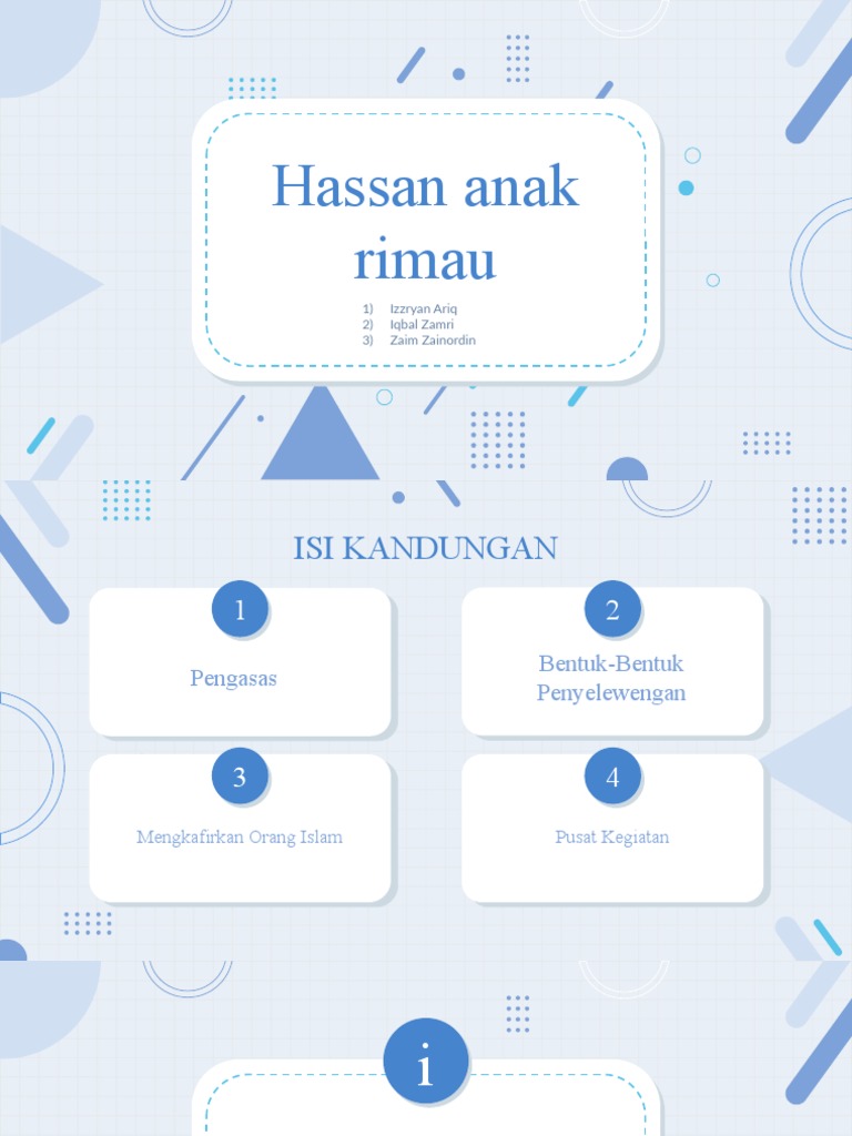 HASSAN ANAK RIMAU Pai | PDF
