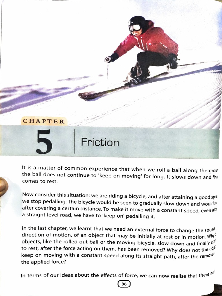 Class 8 Science Friction Physics | PDF