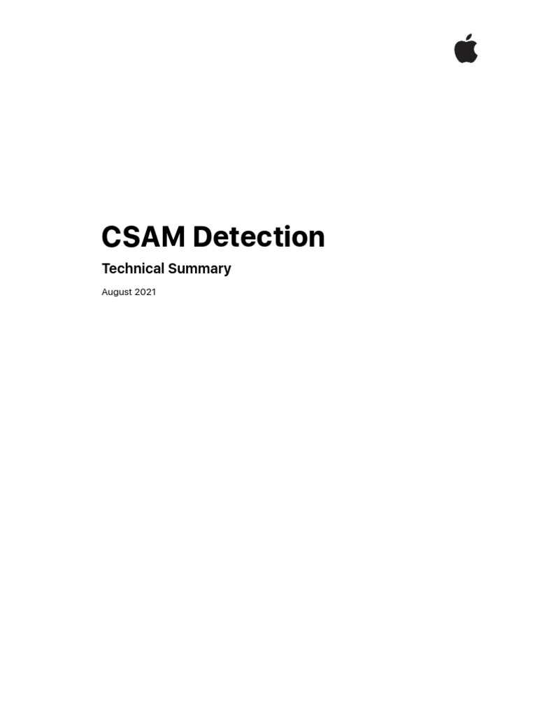 Apple's CSAM Detection Mechanism | PDF | Encryption | Key (Cryptography)