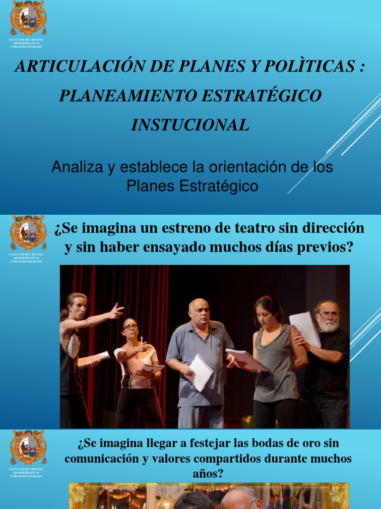 Clase3-Articulación de Planes y Políticas | PDF | Planificación | Planificación estratégica