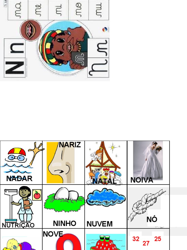 32 - Fonema N Início de Palavras | PDF