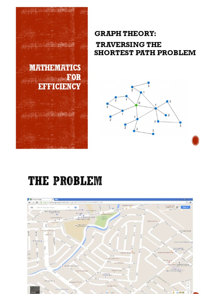 Mathematics FOR Efficiency: Graph Theory: Traversing The Shortest Path ...
