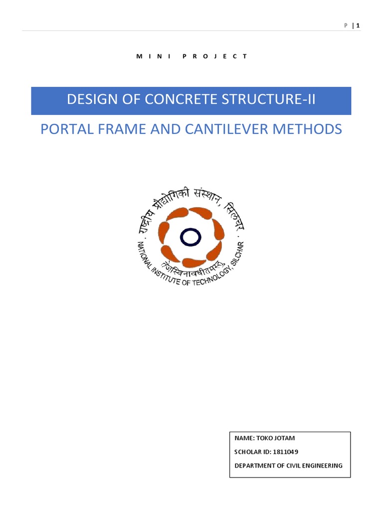 Design of Concrete Structure Mini Project | PDF | Bending | Beam ...