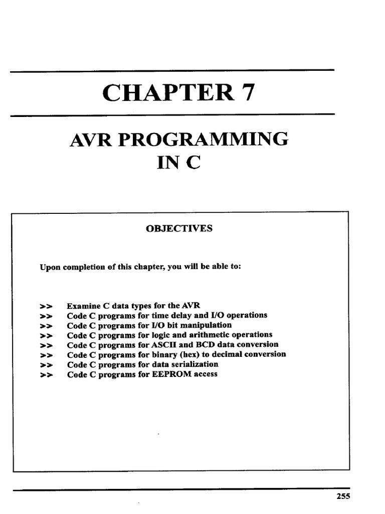 AVR Microcontroller and Embedded Systems - Vol - 3 | PDF