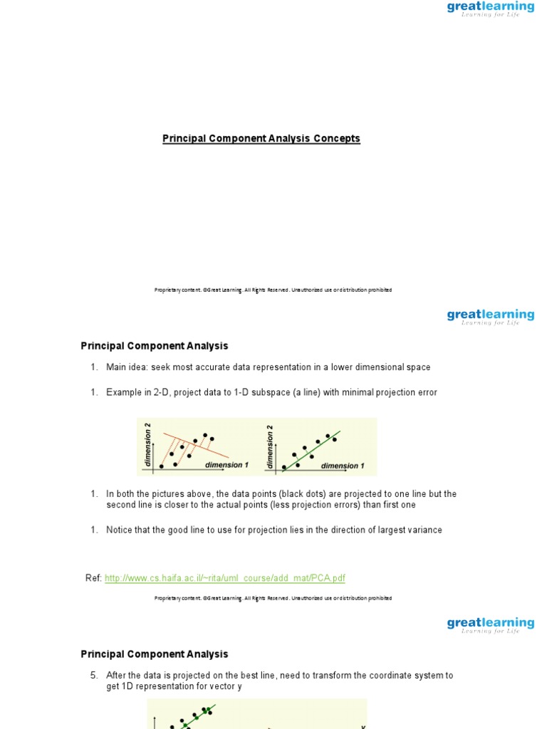 Principal Component Analysis Concepts | PDF | Principal Component Analysis | Eigenvalues And ...