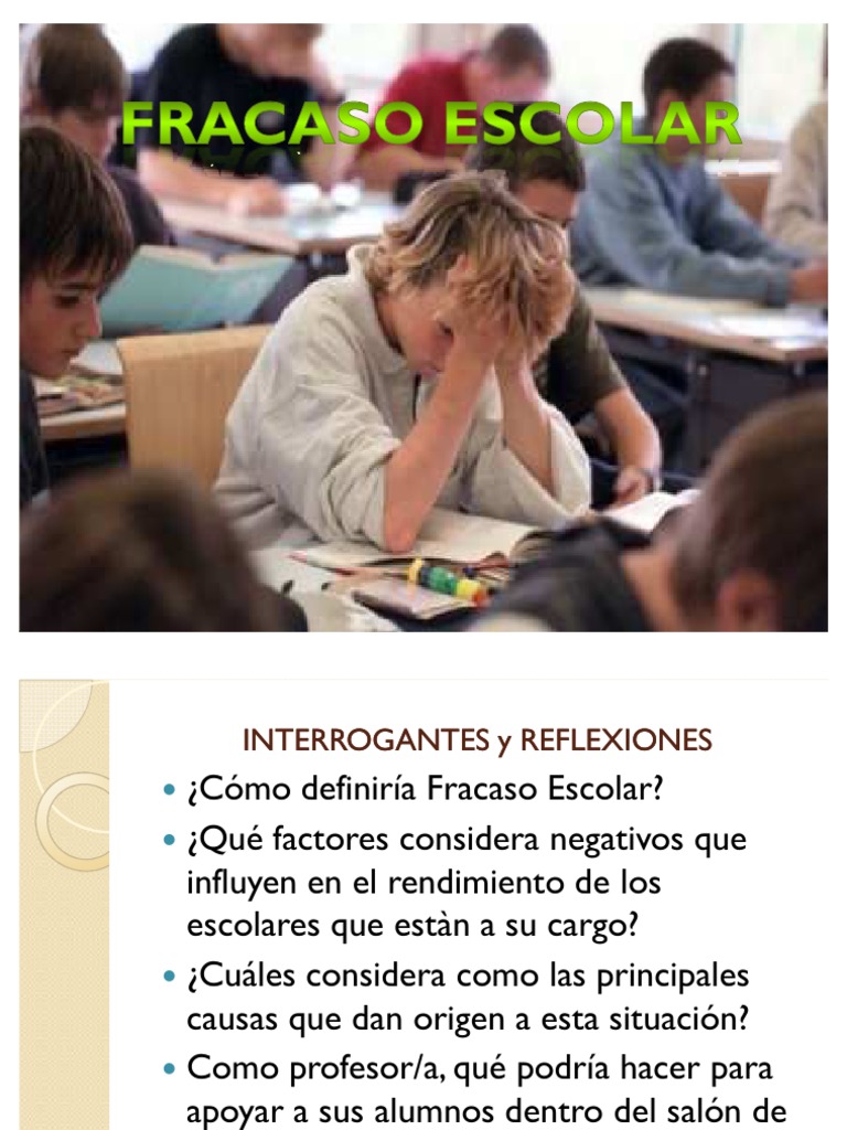 Fracaso Escolar | PDF