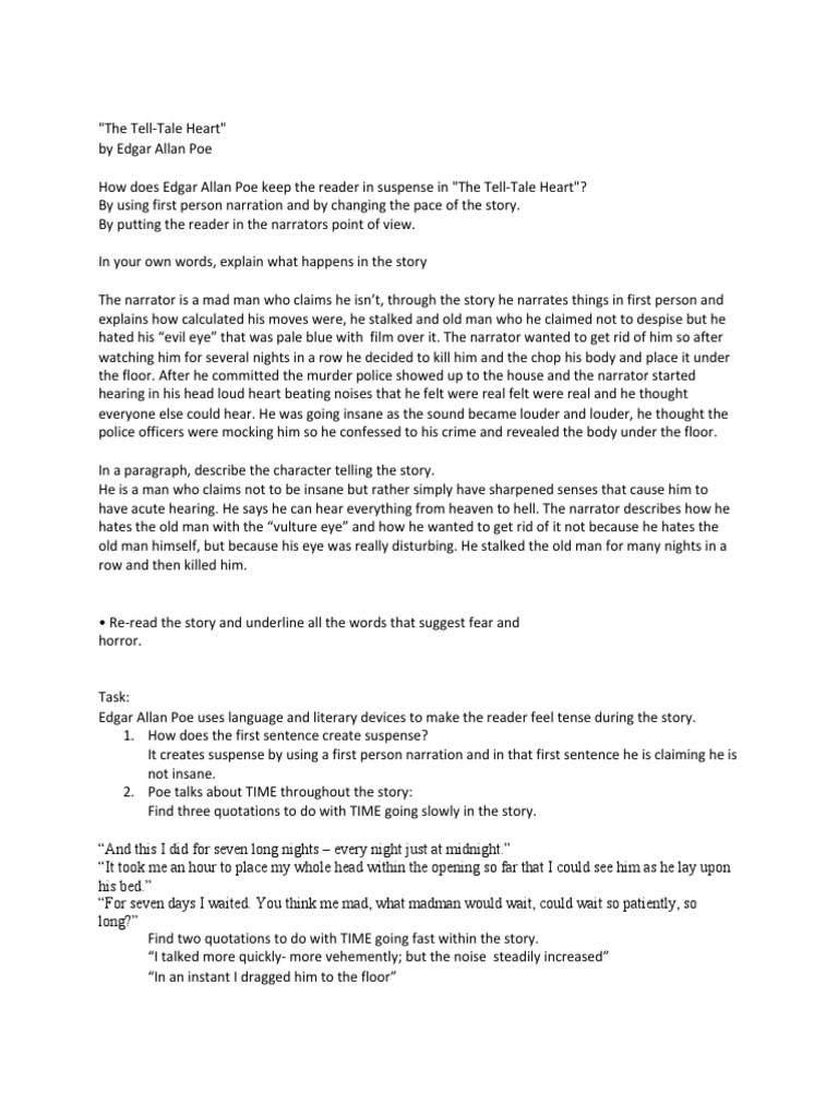 Tell Tale Heart | PDF