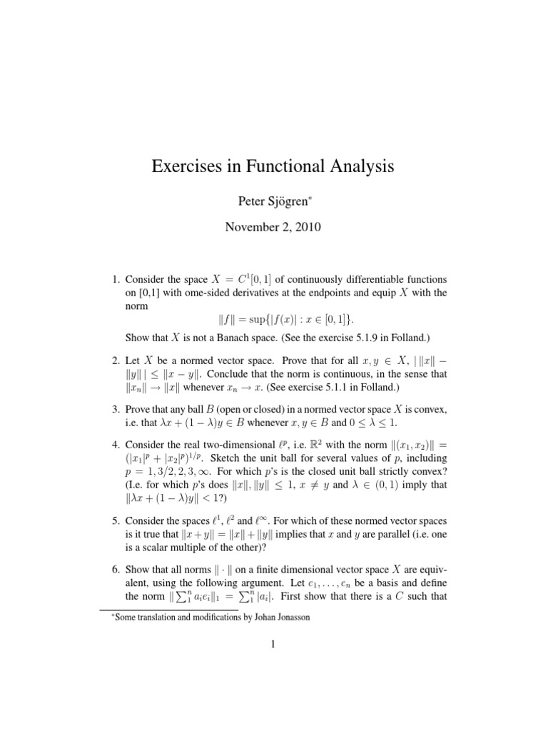 exercises-in-functional-analysis-peter-sj-ogren-november-2-2010