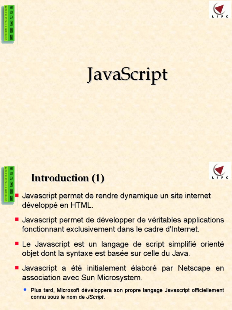 Javascript | Télécharger gratuitement PDF | JavaScript | Cookie (informatique)