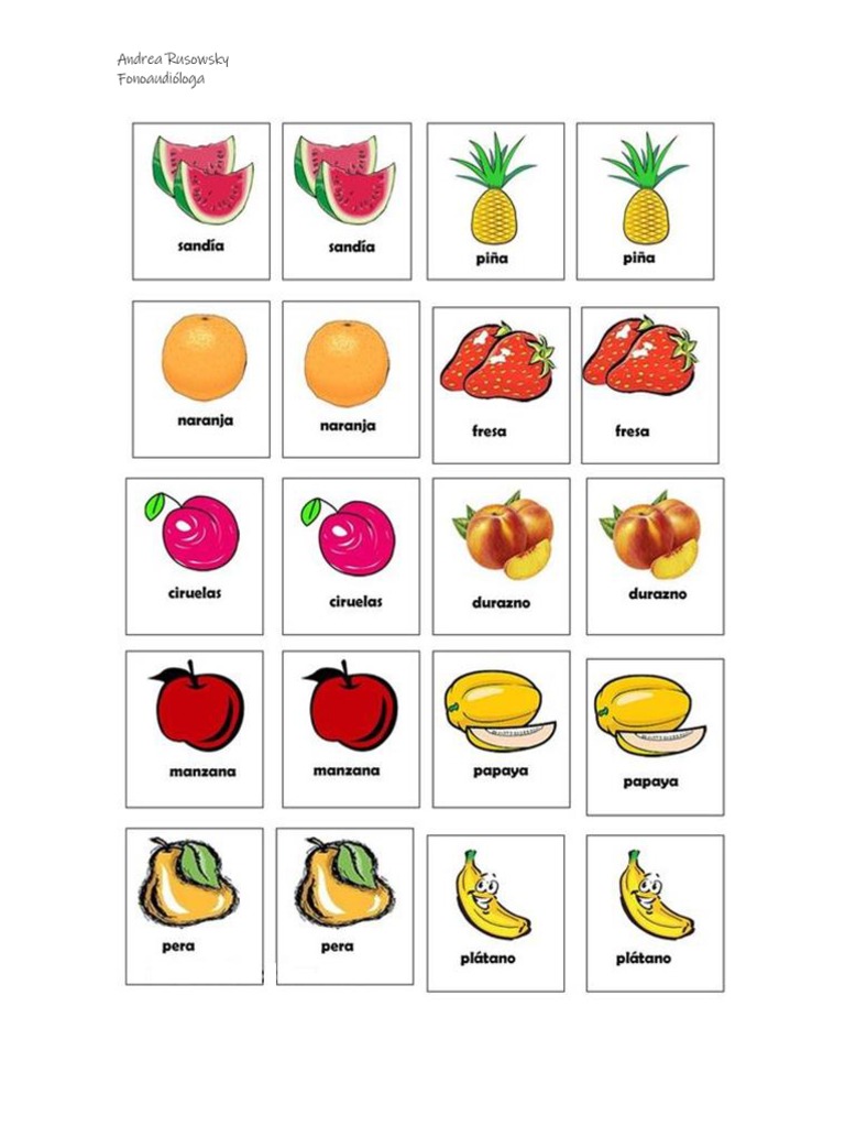 Domino Frutas | PDF