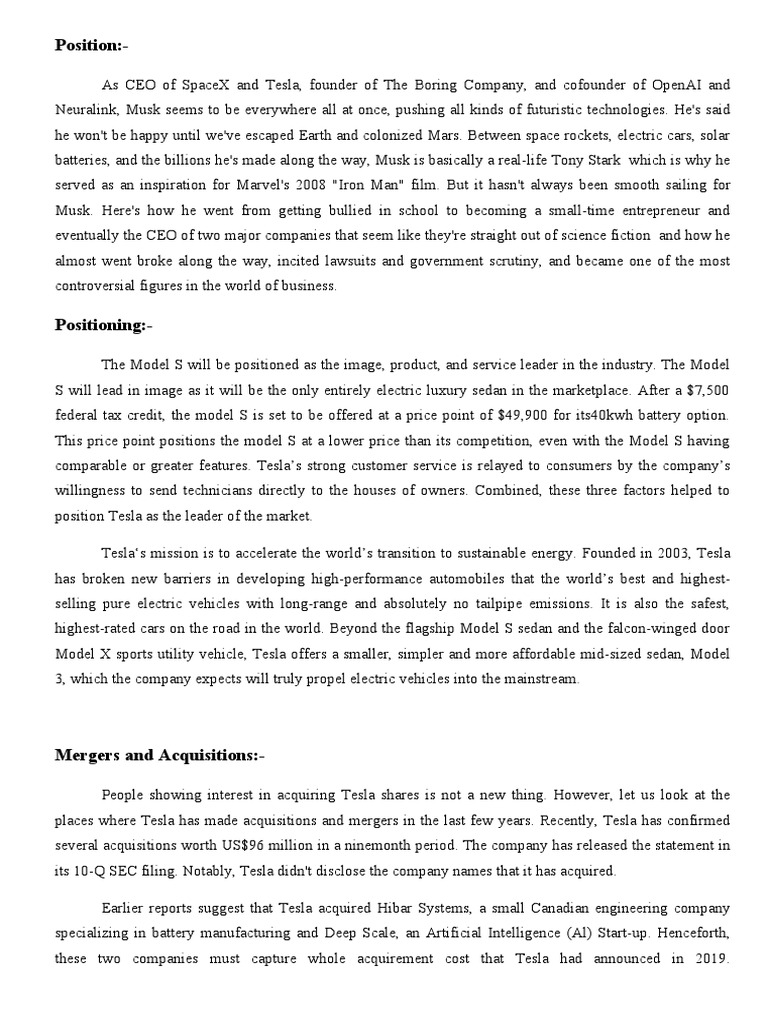 Position | PDF | Business