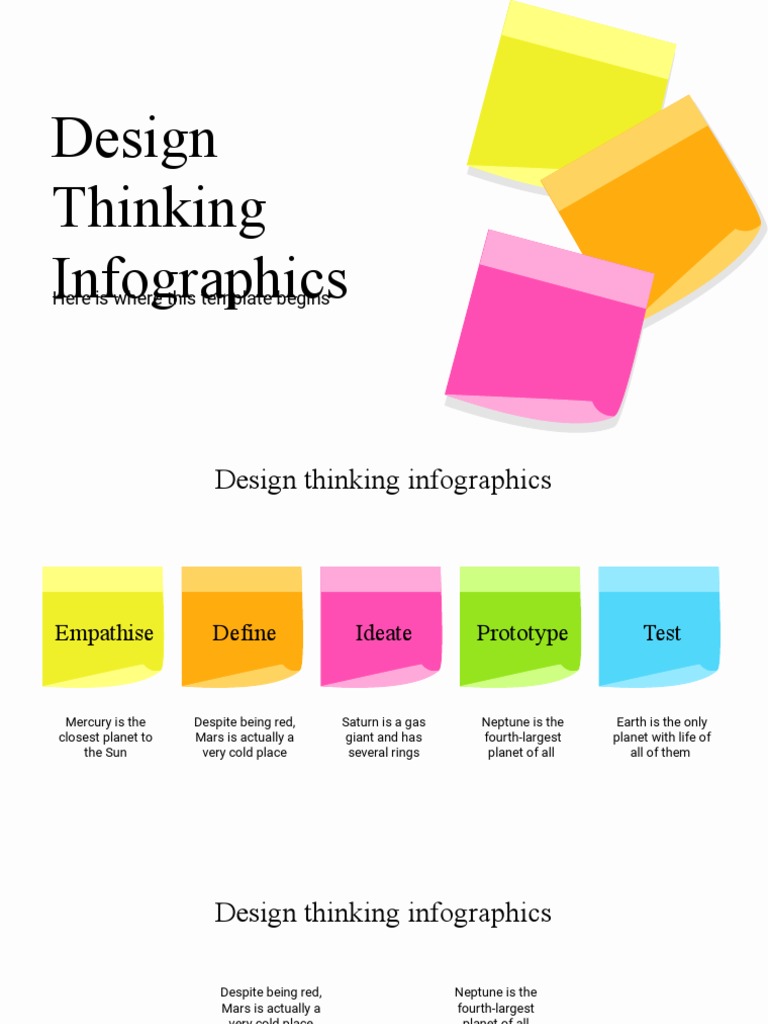 Design Thinking Infographics | PDF | Planets | Saturn