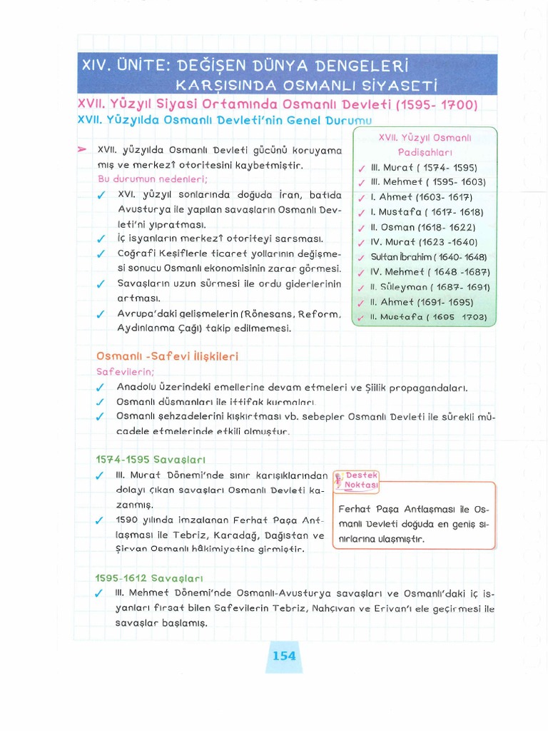 11.sınıf Tarih Ders Notu | PDF