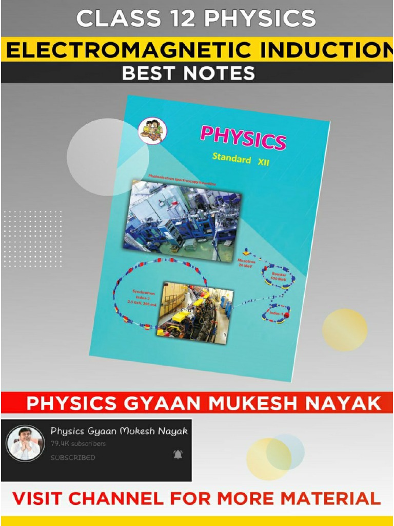 Electromagnetic Induction Notes State Board MH | PDF