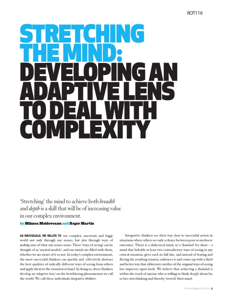 Stretching The Mind | PDF | Mind | Thought