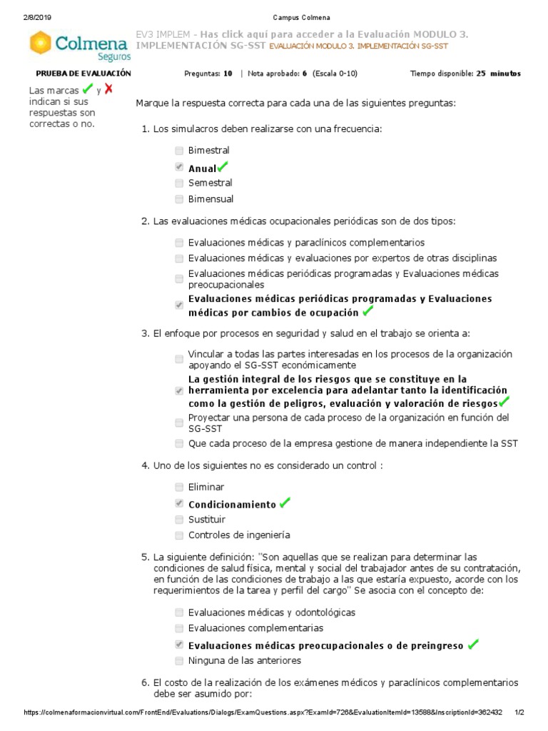 Evaluacion Modulo 3 | PDF | Evaluación